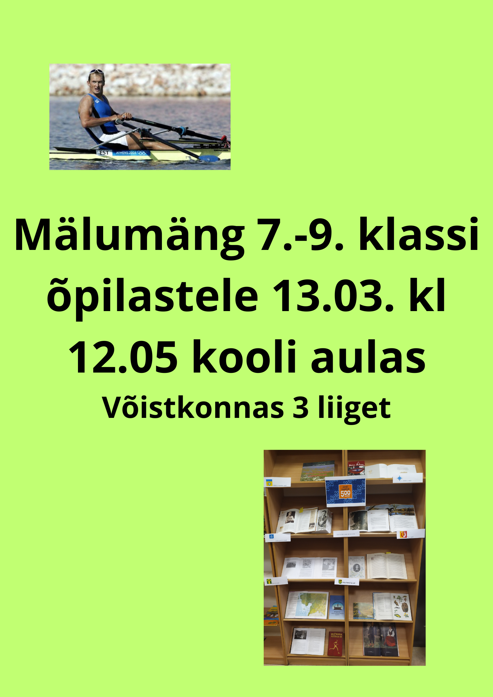 Mälumäng 7.-9. klassi õpilastele – Pärnu Kuninga Tänava Põhikool